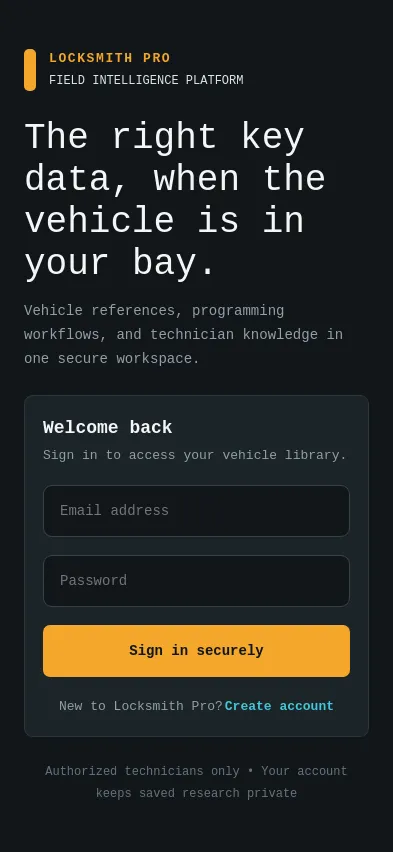 Locksmith Pro Mobile