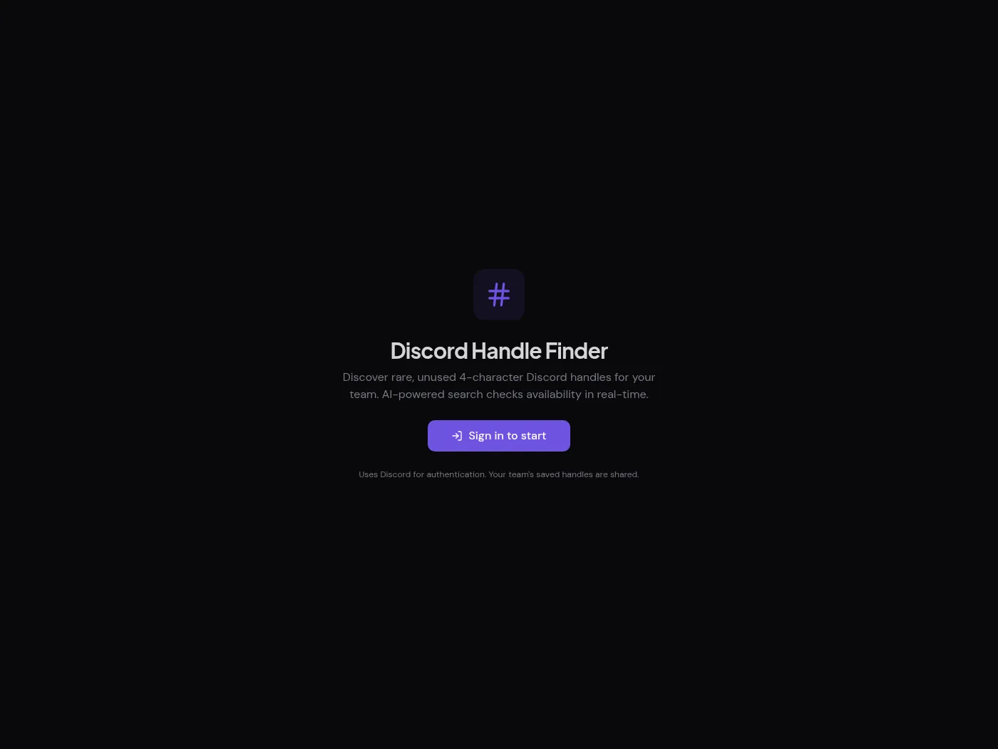Discord Handle Finder