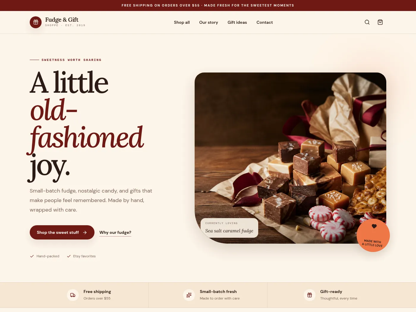 Fudge & Gift Shoppe