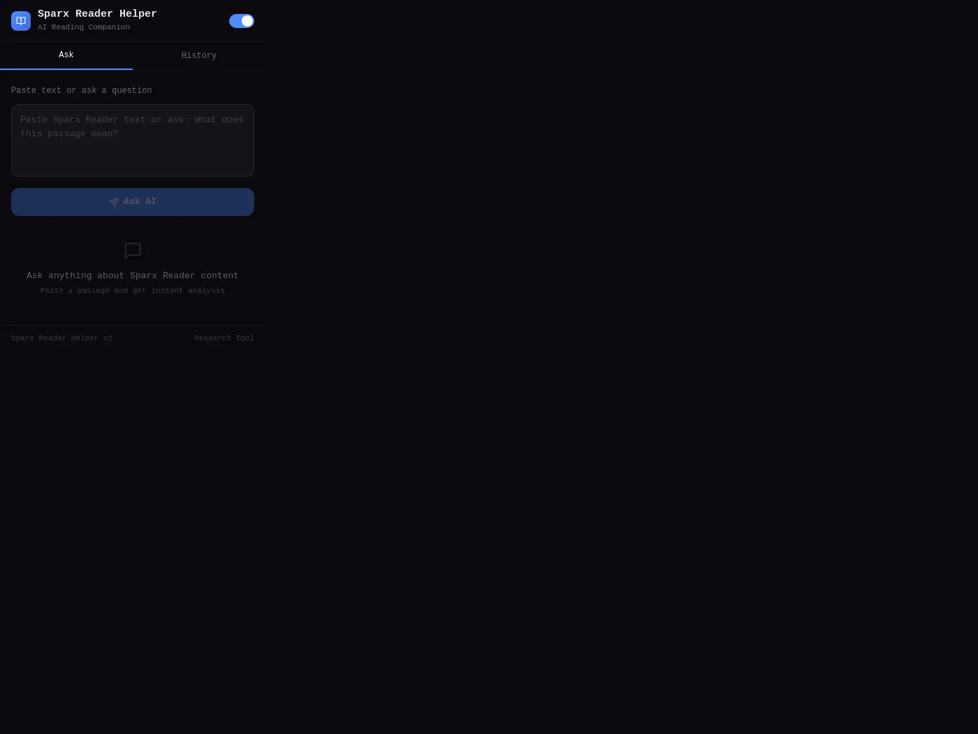 Sparx Reader Helper