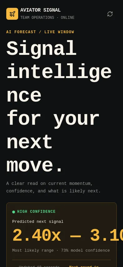 Aviator Signal AI