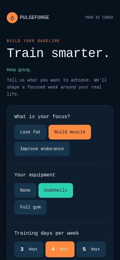 AI Workout Creator