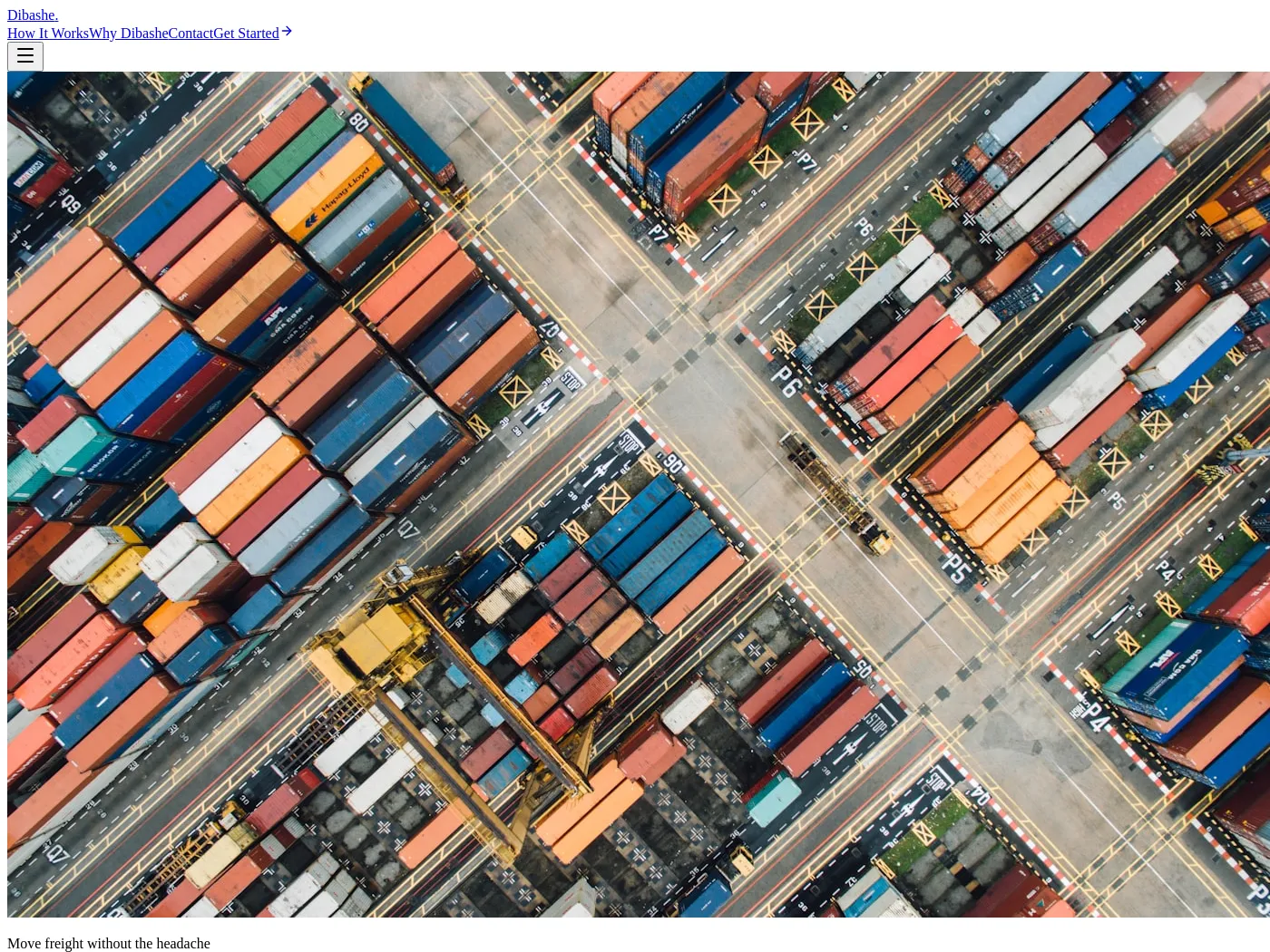 Dibashe Freight Website