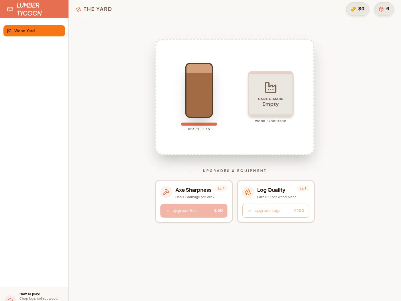 Lumber Tycoon Simulator