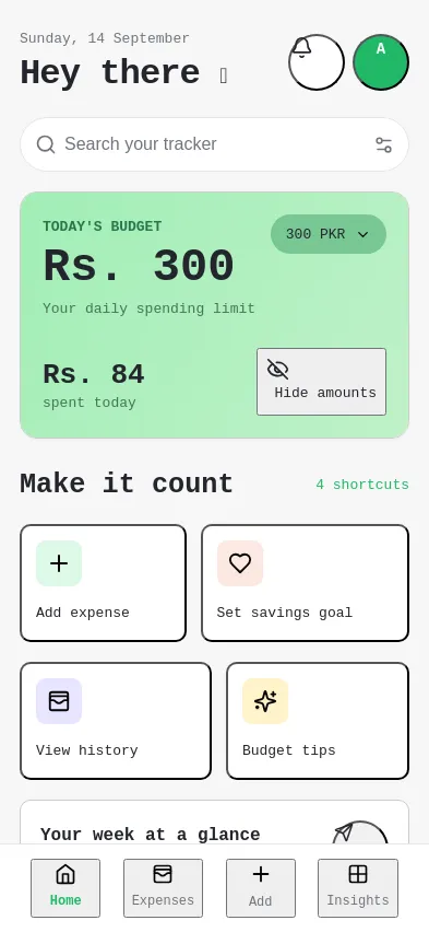 300PKR Daily Tracker