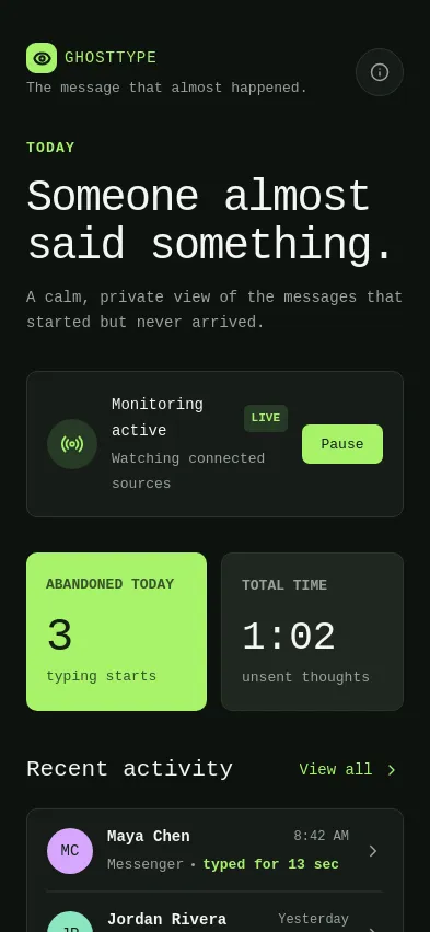 GhostType Detector