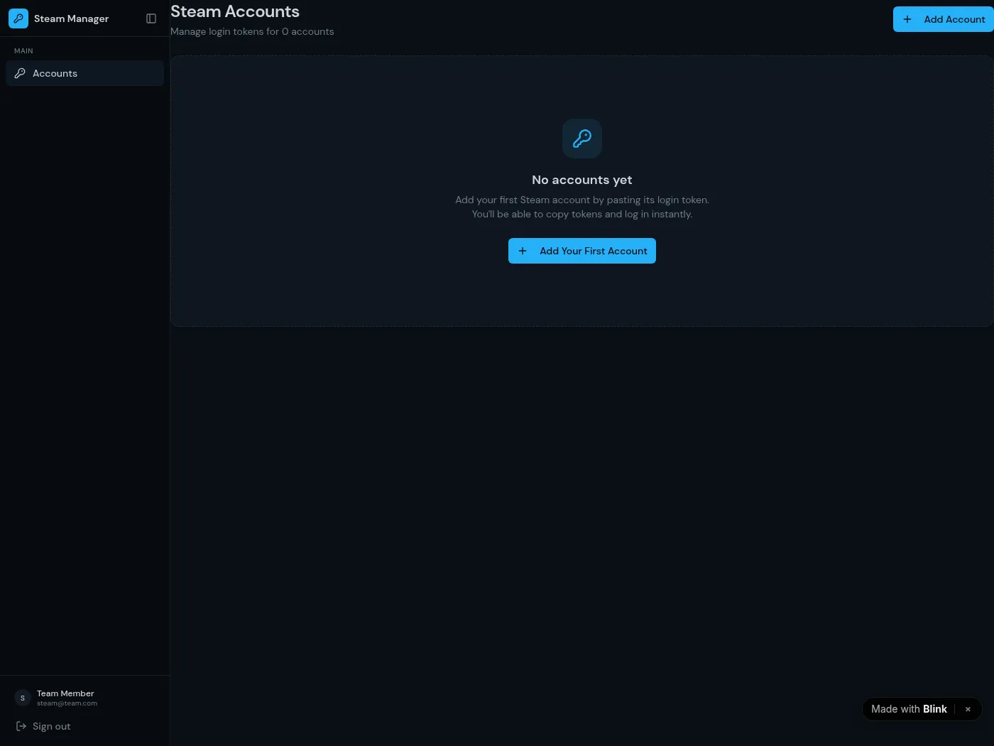 Steam Token Login Manager