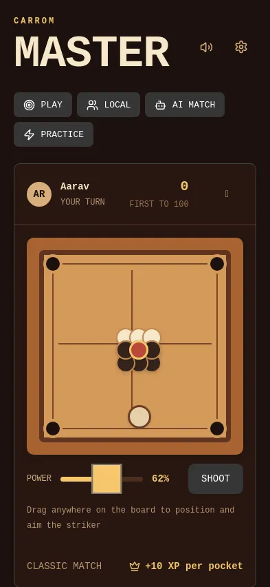 Carrom Master Mobile