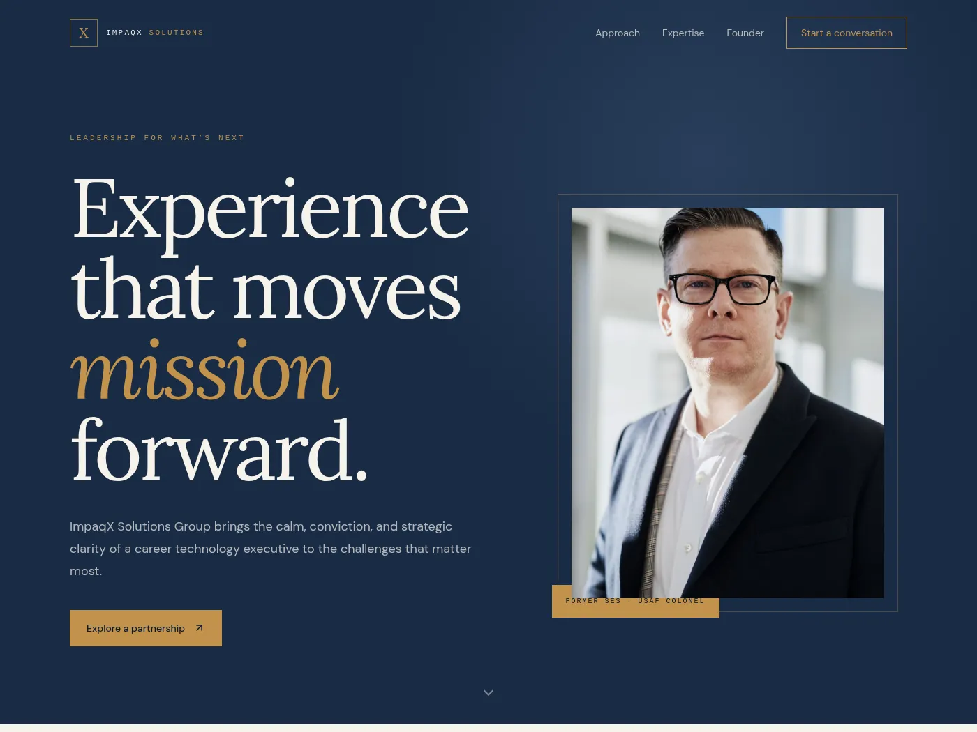 ImpaqX Solutions Landing
