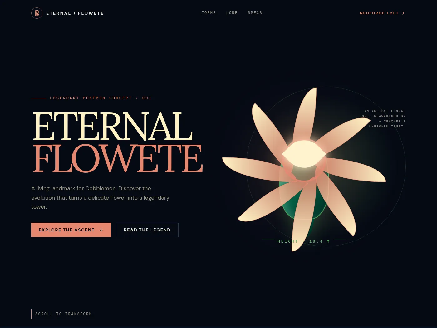 Eternal Cobblemon Flowete