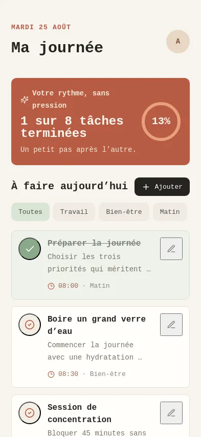 Daily Tasks Mobile