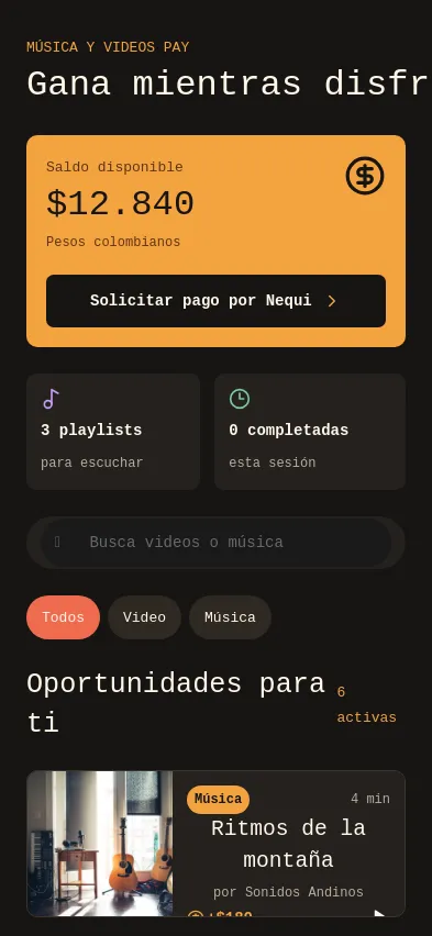 Música y Videos Pay