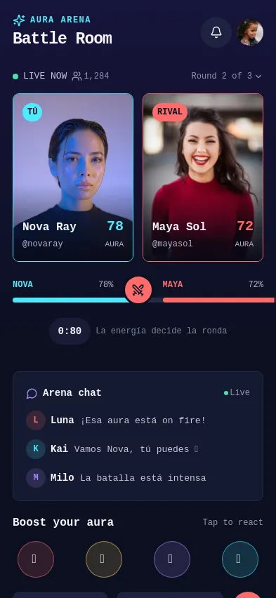 Aura Battle VideoChat
