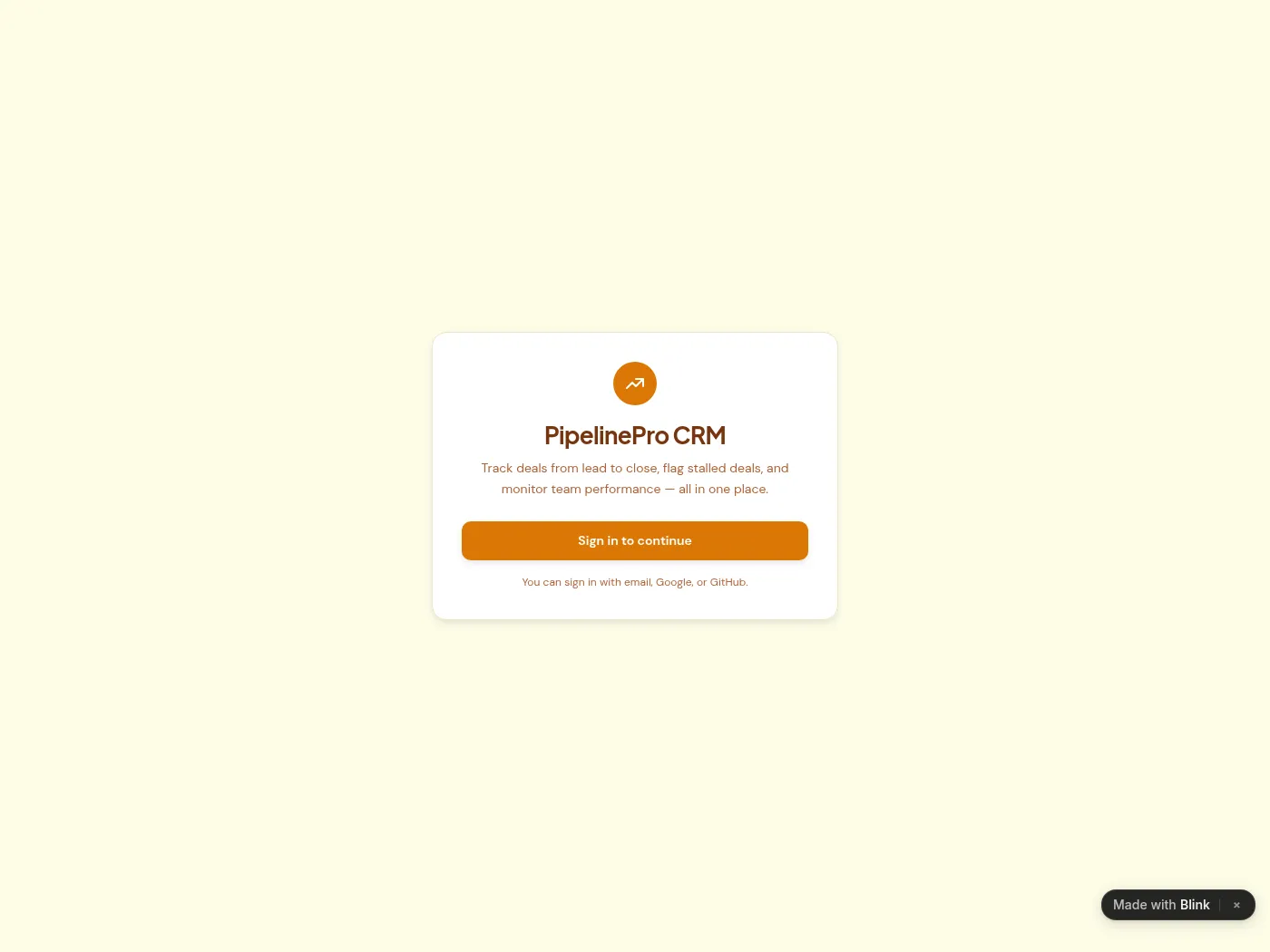 PipelinePro CRM