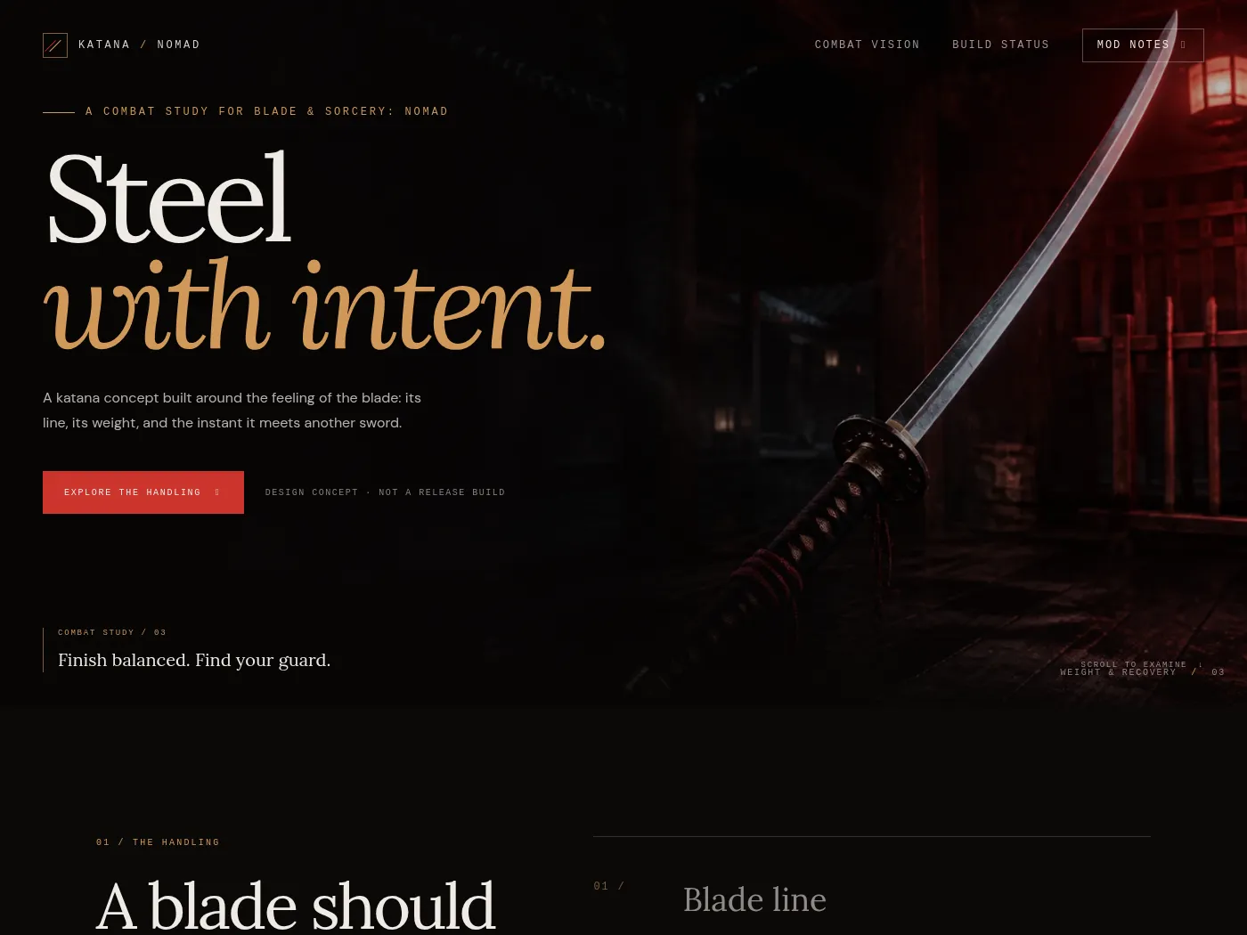 Katana Mod for Nomad