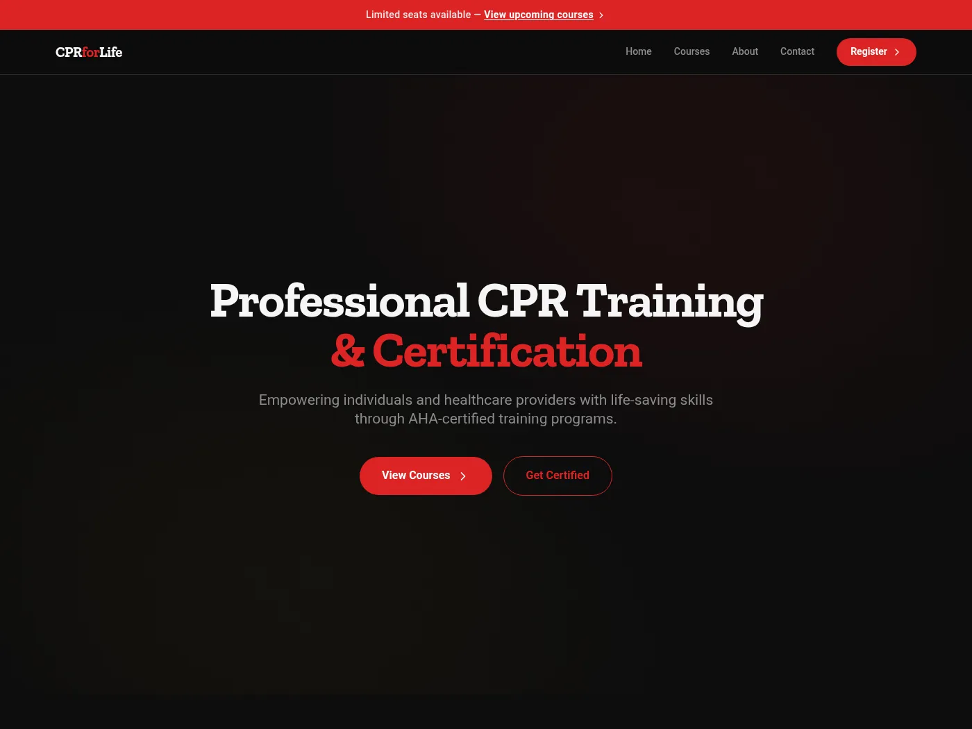 CPRforLife Website Refresh