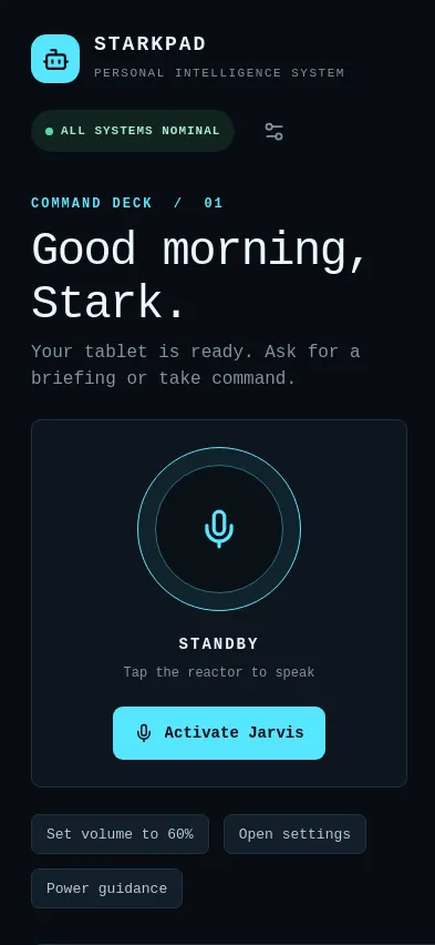 StarkPad Assistant