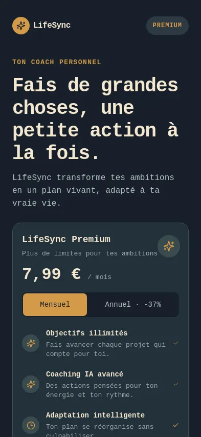 LifeSync Coach