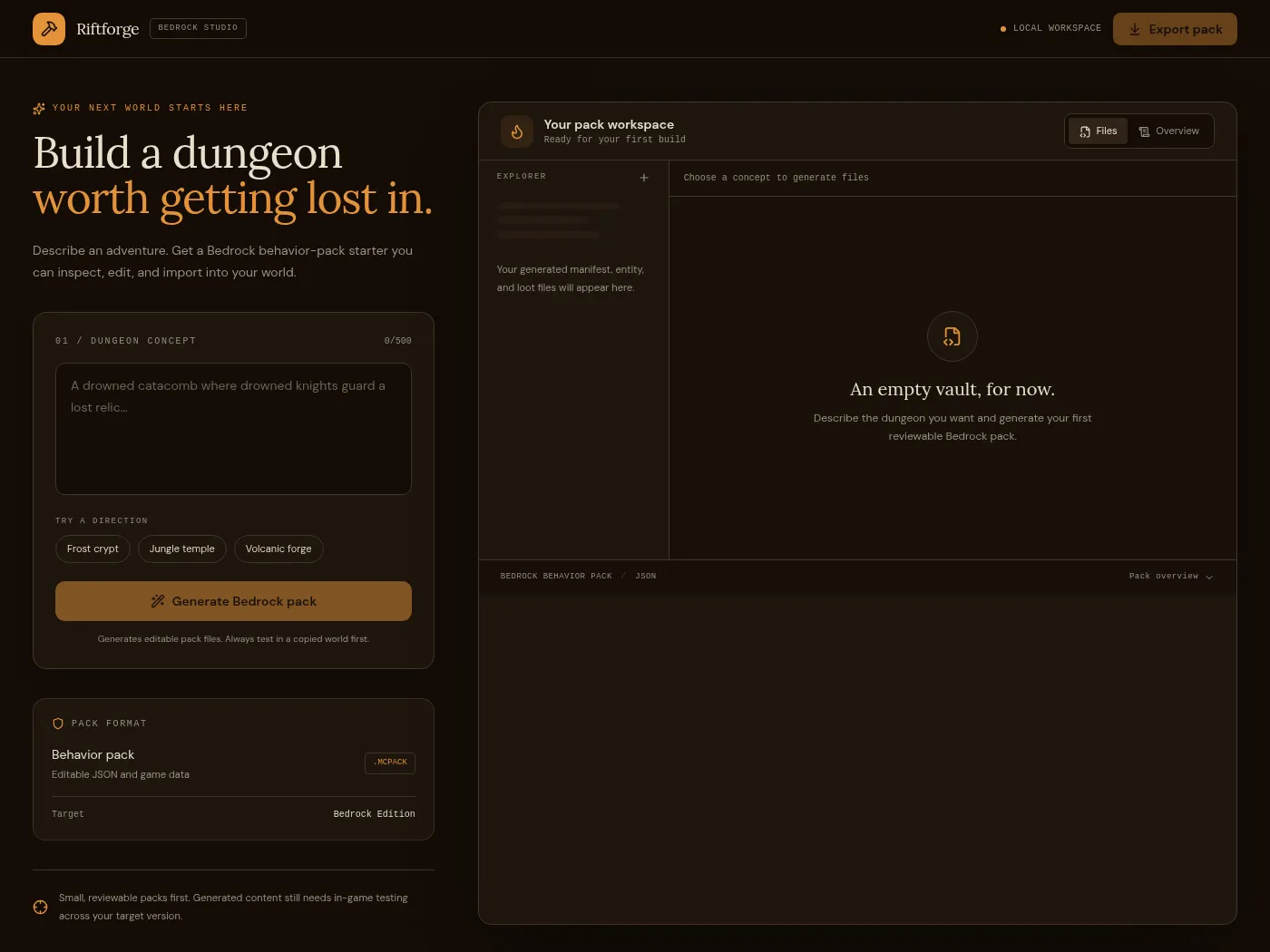 DungeonRift RPG Mod