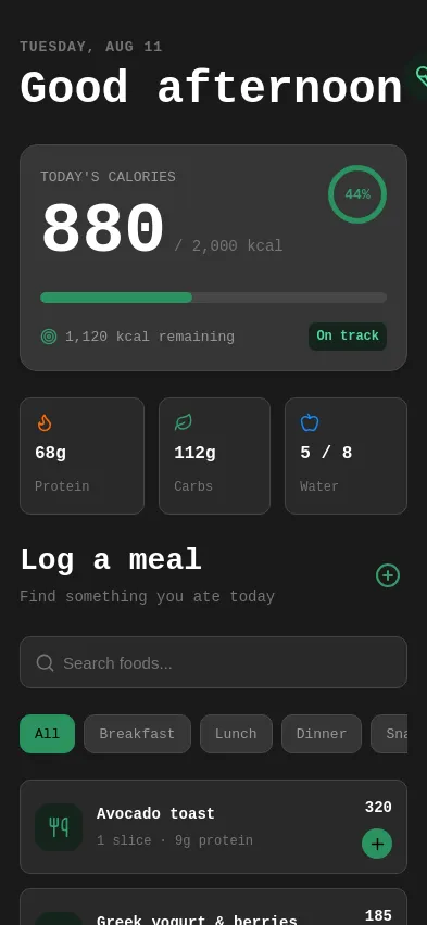 Calorie Tracker Pro