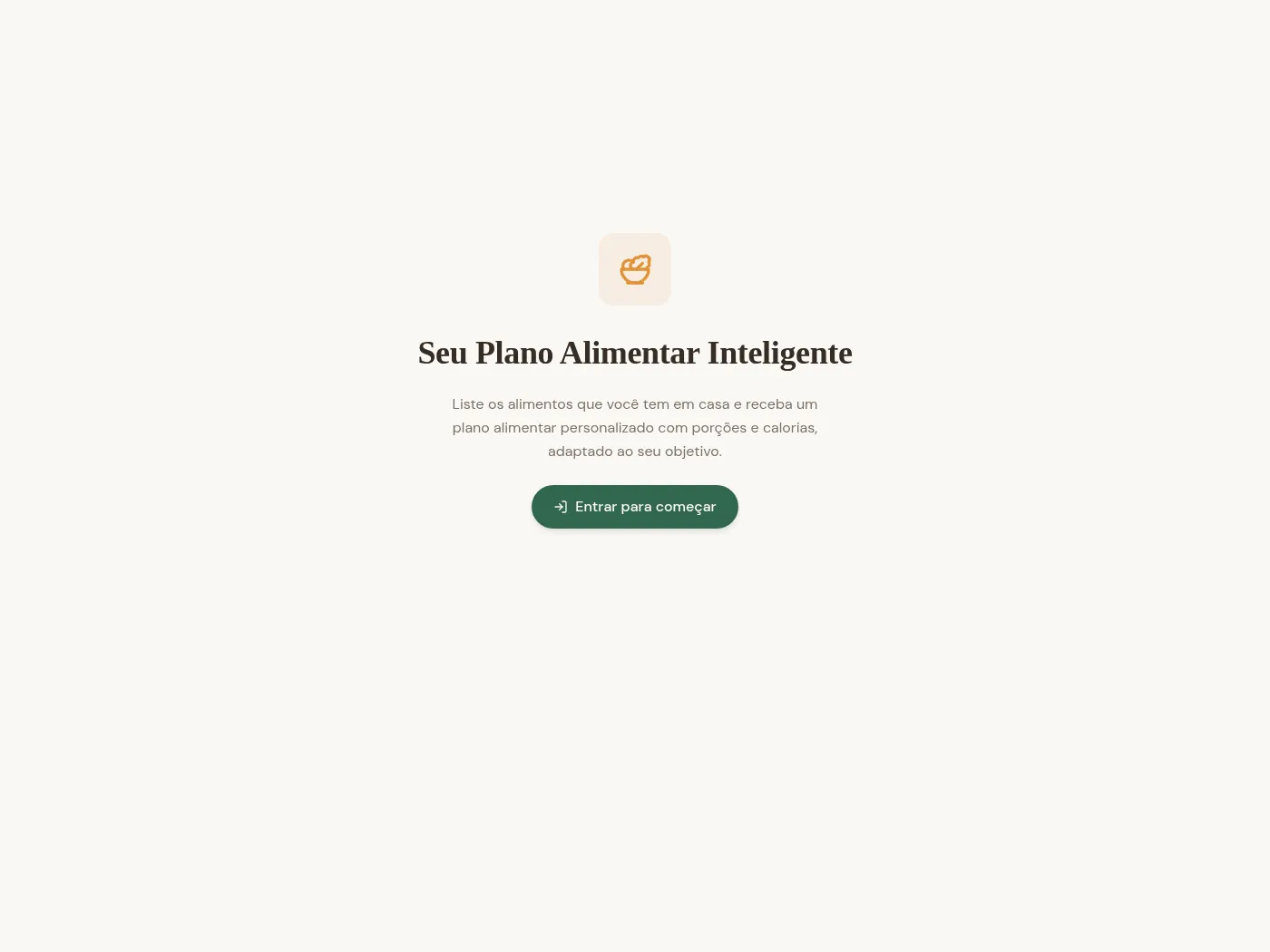 Smart Diet Planner