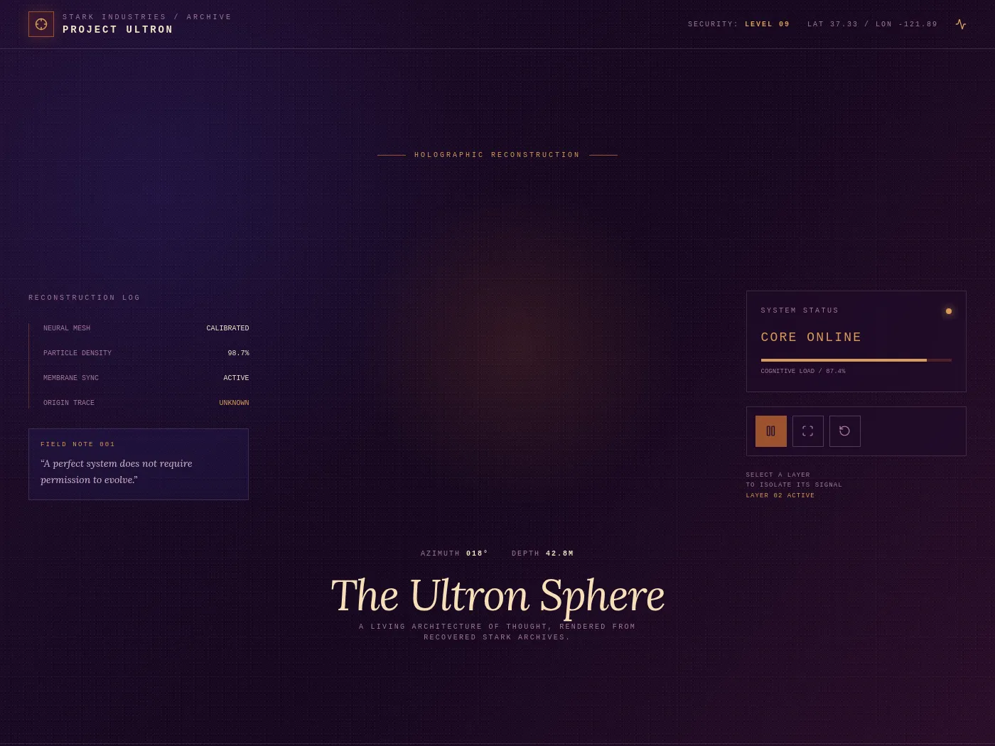 Ultron 3D Sphere