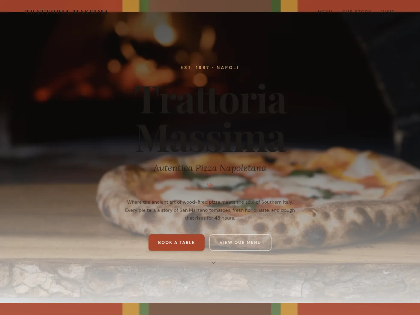 Maximalist Pizzeria Site