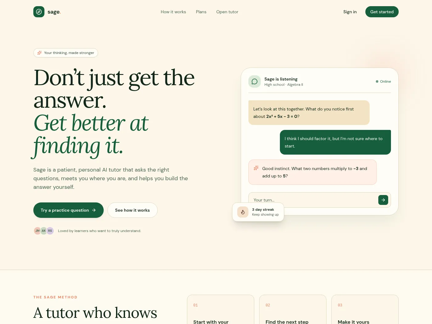 Socratic AI Tutor