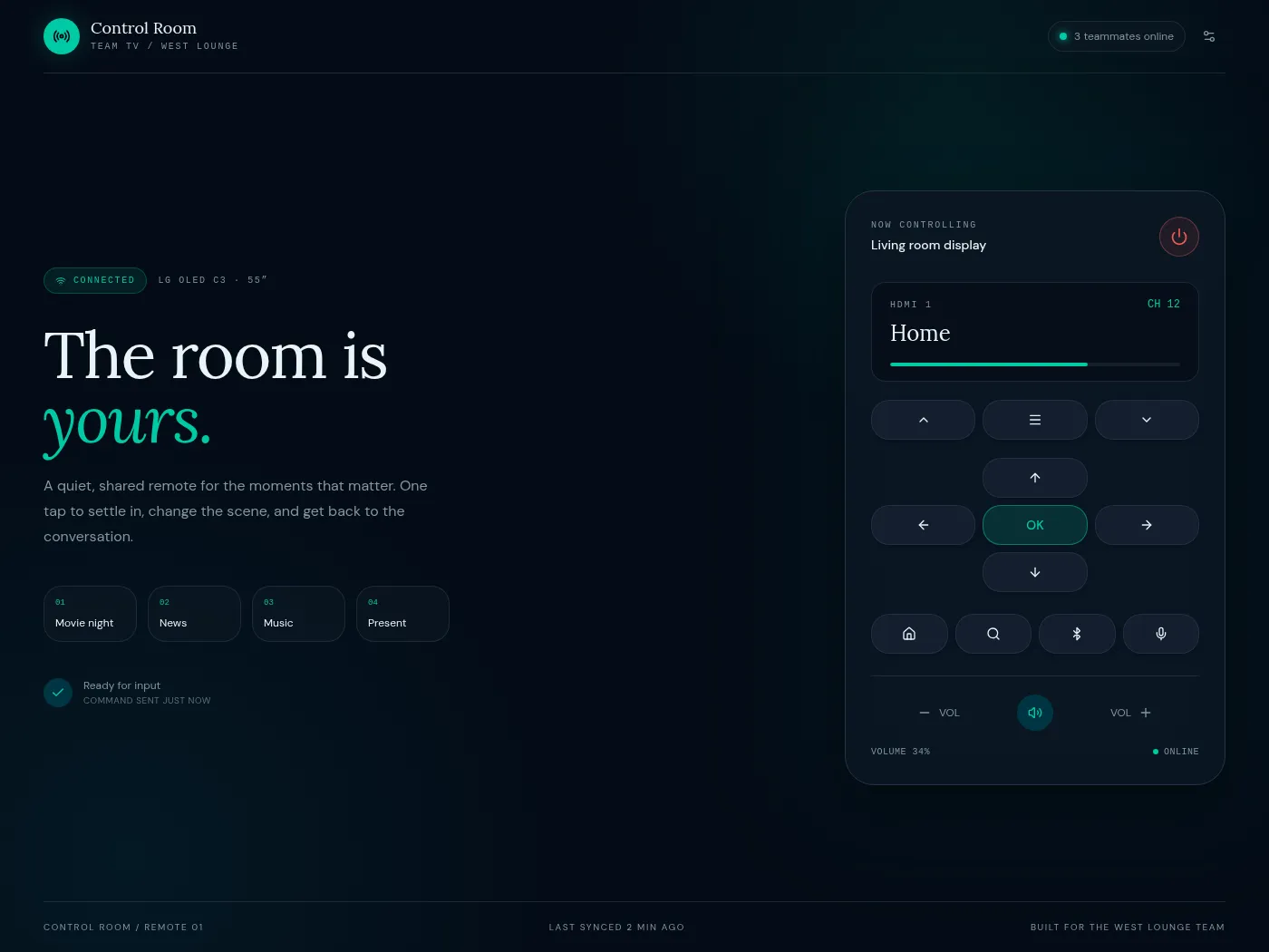 Smart Web TV Remote
