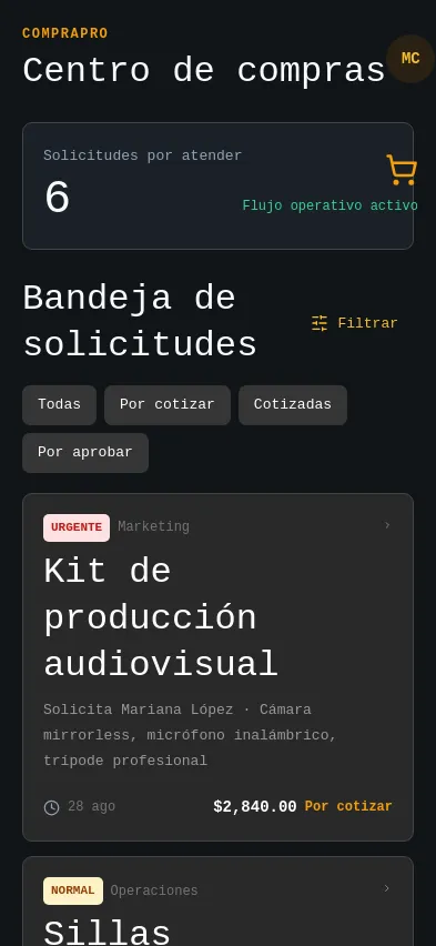 CompraPro Móvil