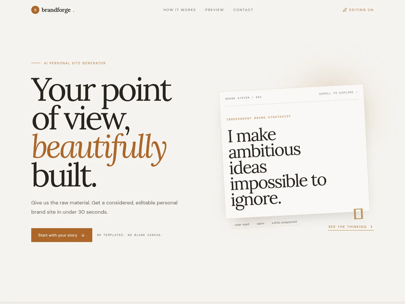 BrandForge AI Site