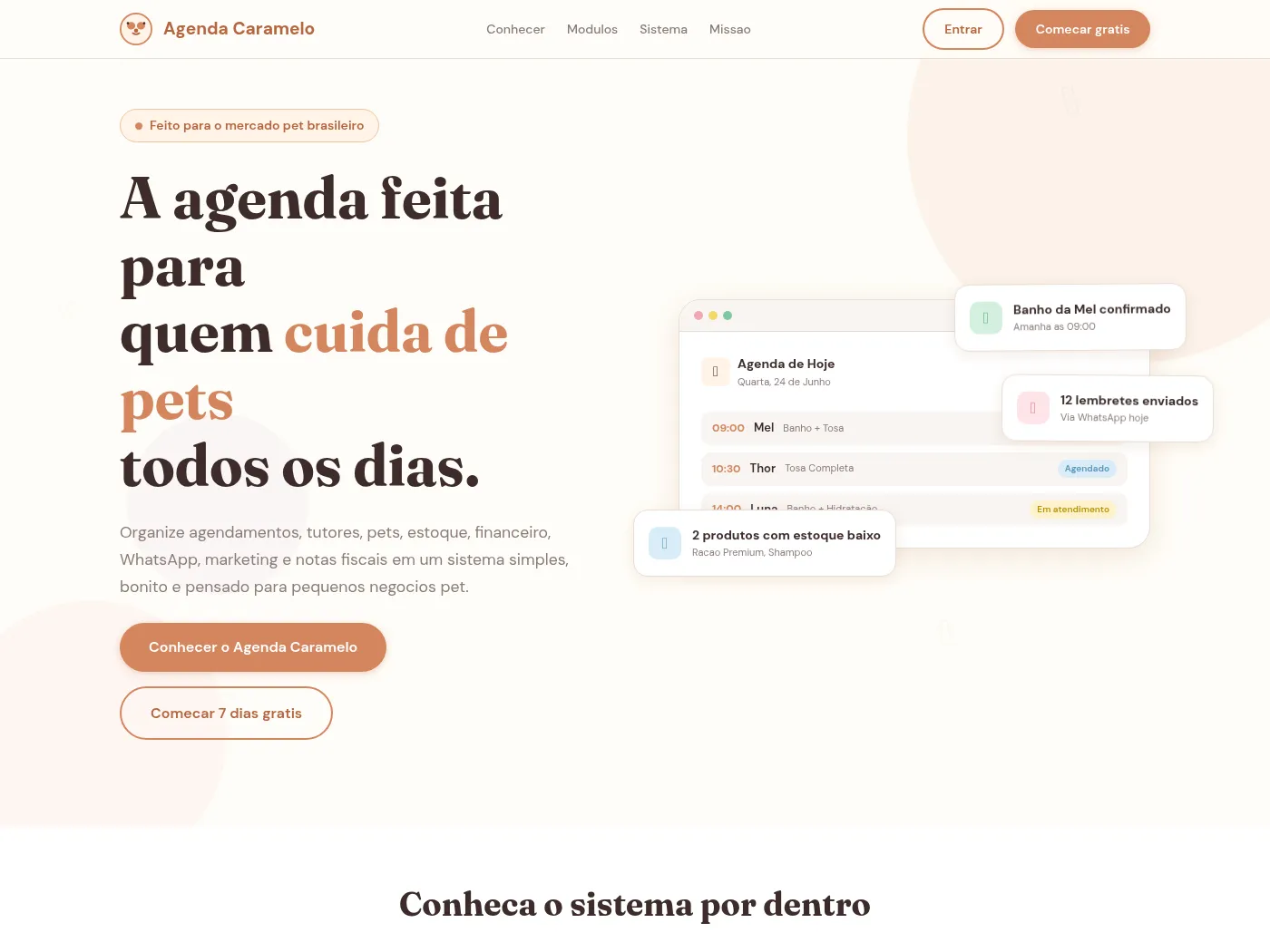 Agenda Caramelo