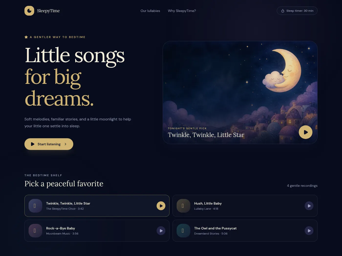 SleepyTime Nursery Tunes