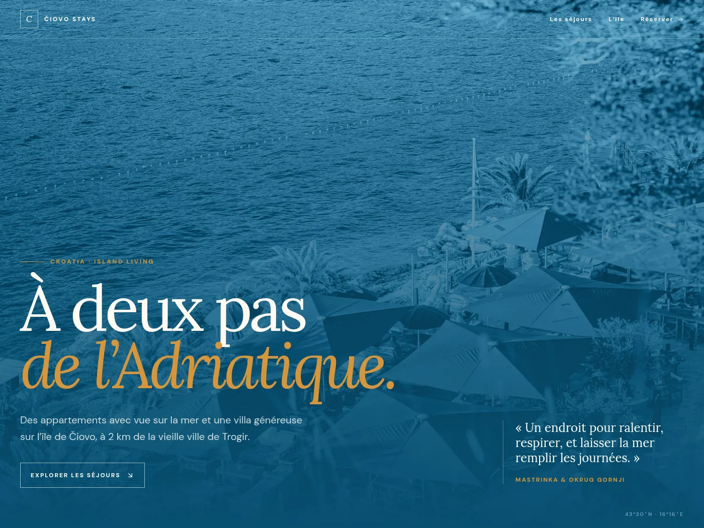 Croatia Stay Booking Site
