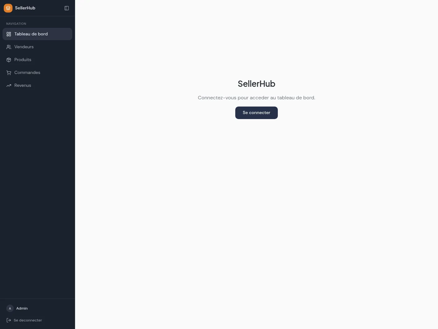 SellerHub Dashboard