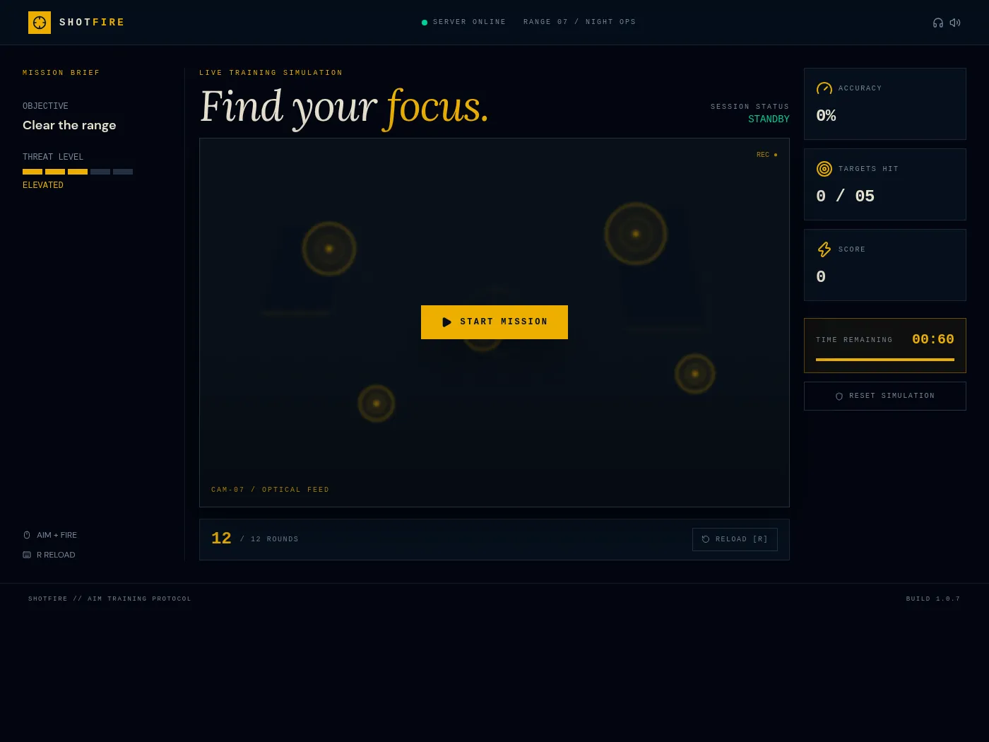 ShotFire FPS Game