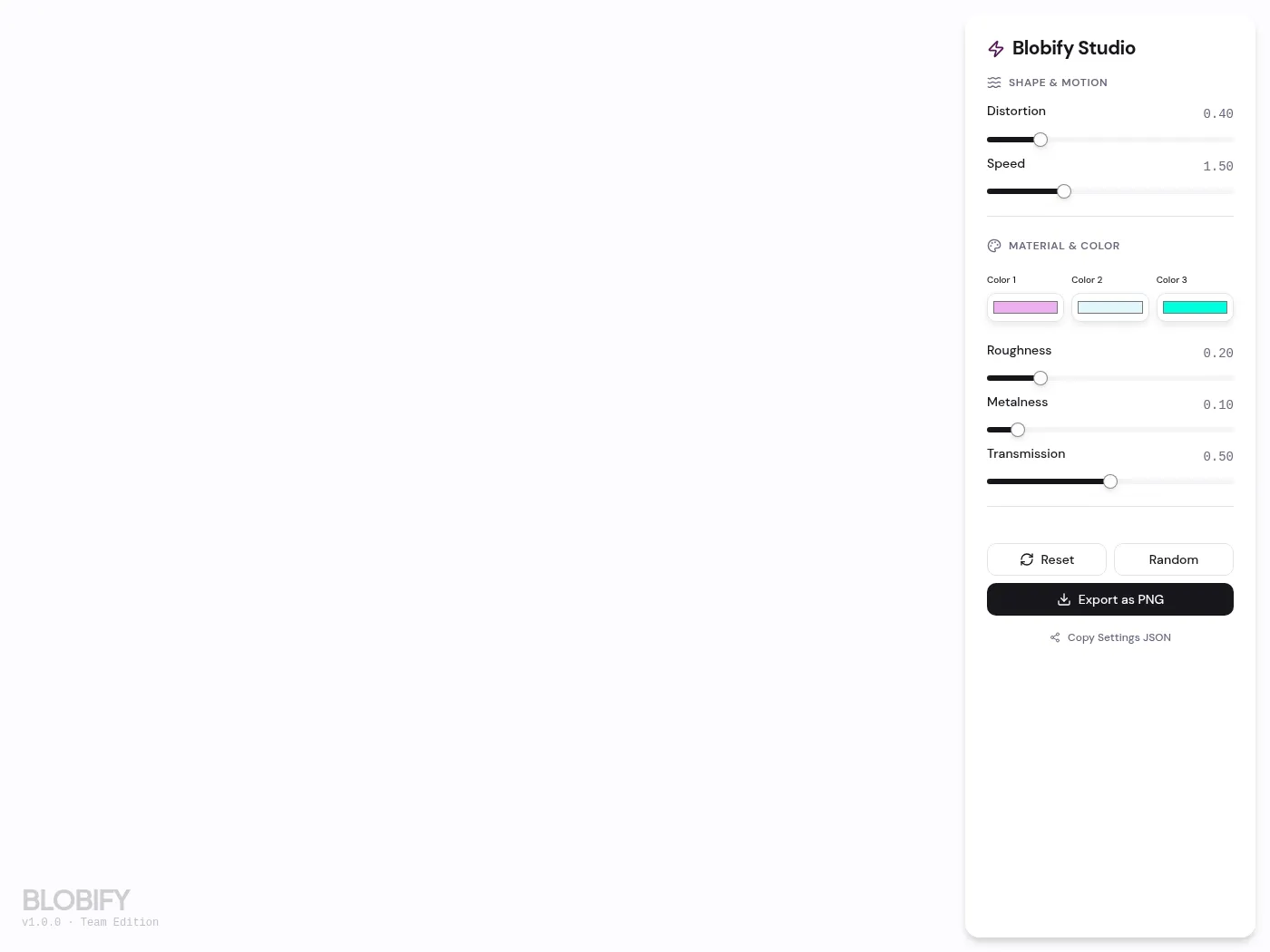 Blobify Studio