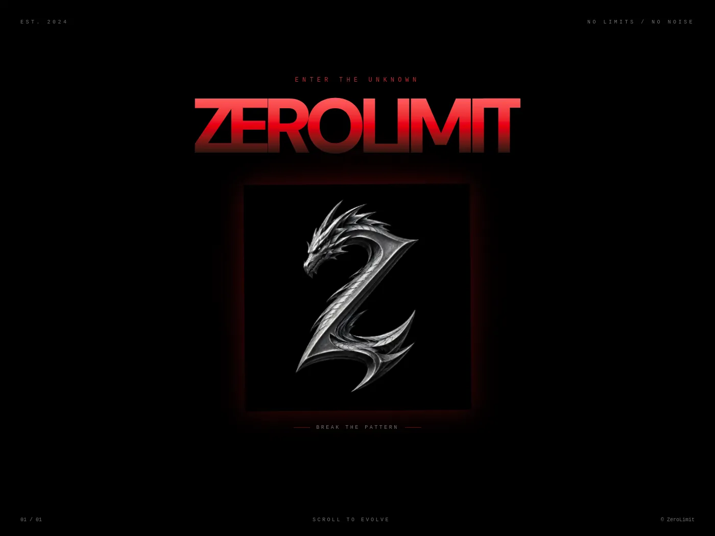 ZeroLimit Landing Page