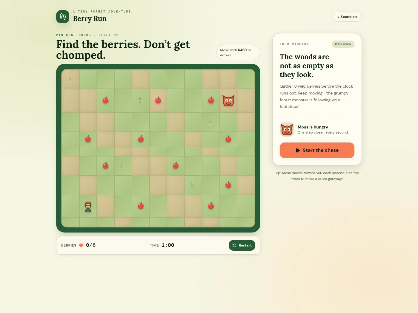 Monster Chase Game