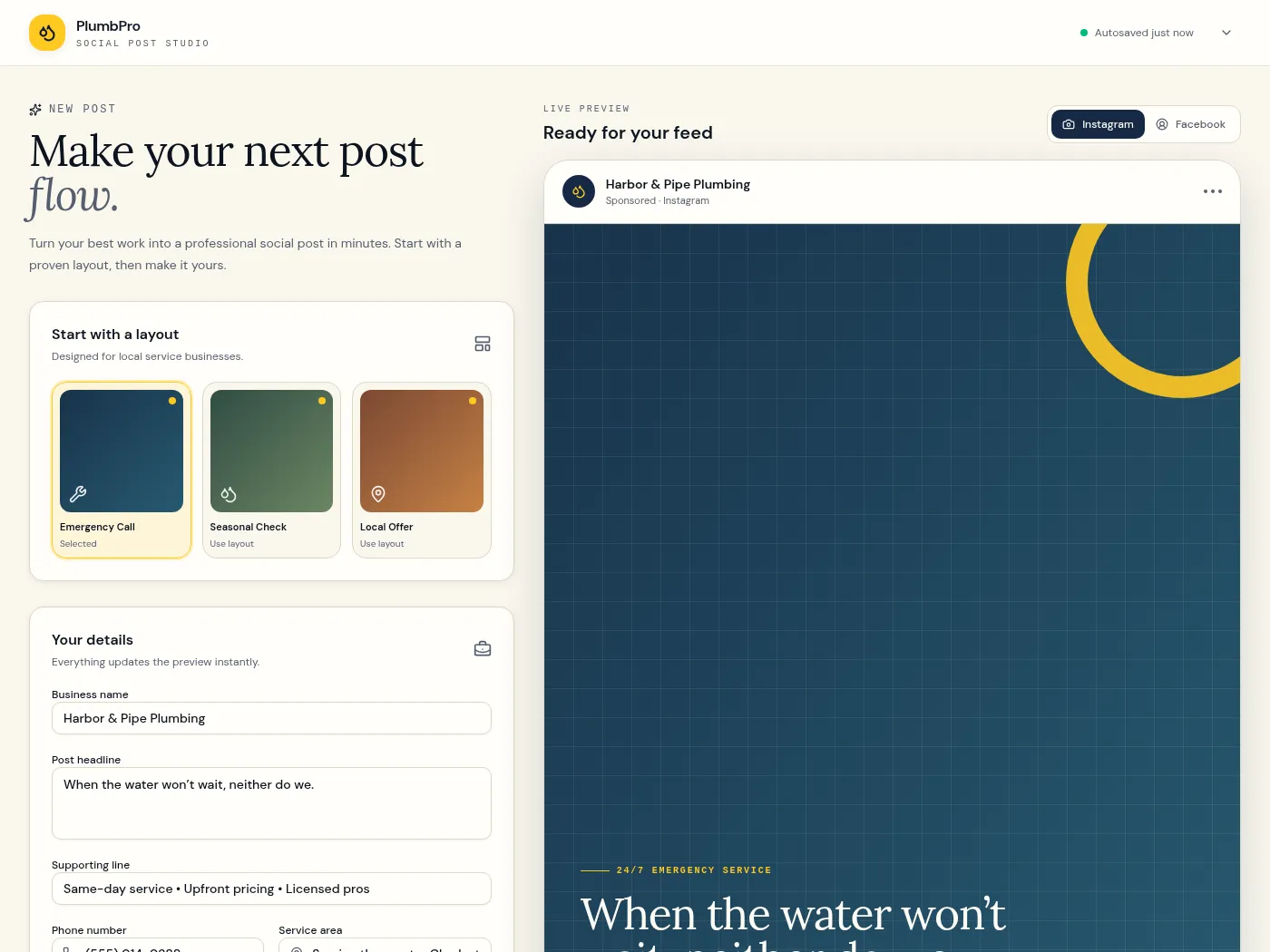 PlumbPro Post Maker