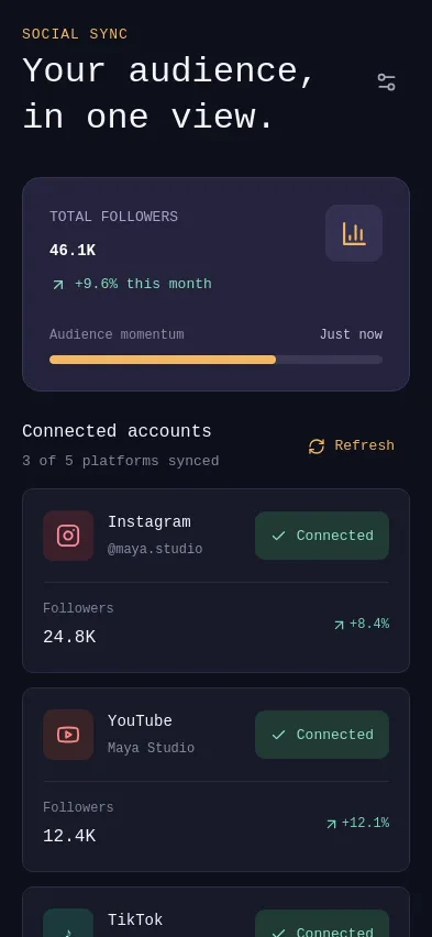 Social Sync Hub
