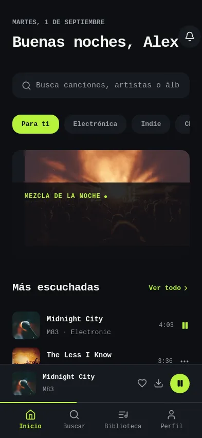 Melodify Music App