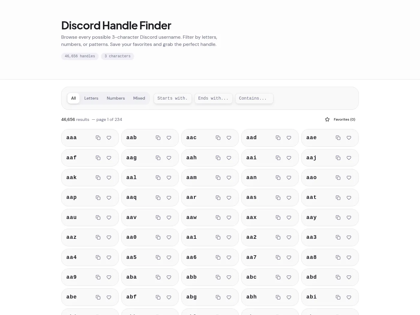 Discord Handle Finder