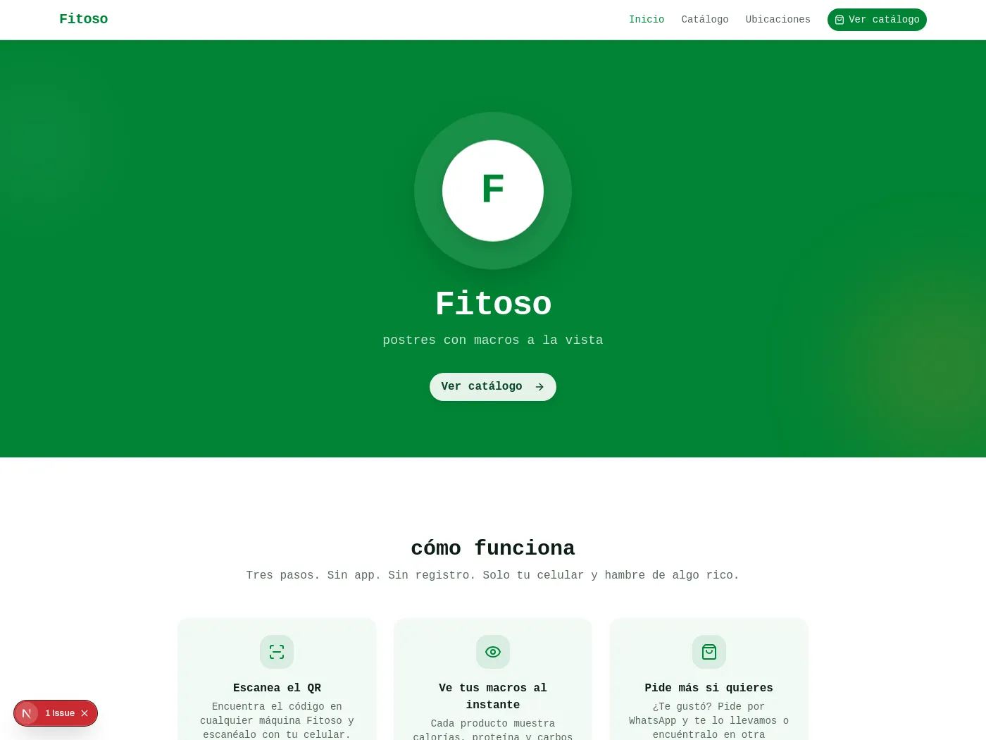 Fitoso D2C Web Experience