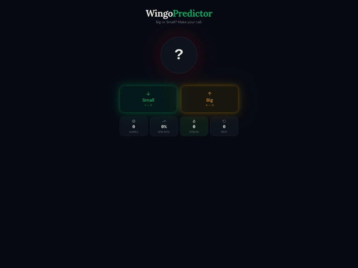 Wingo Predictor
