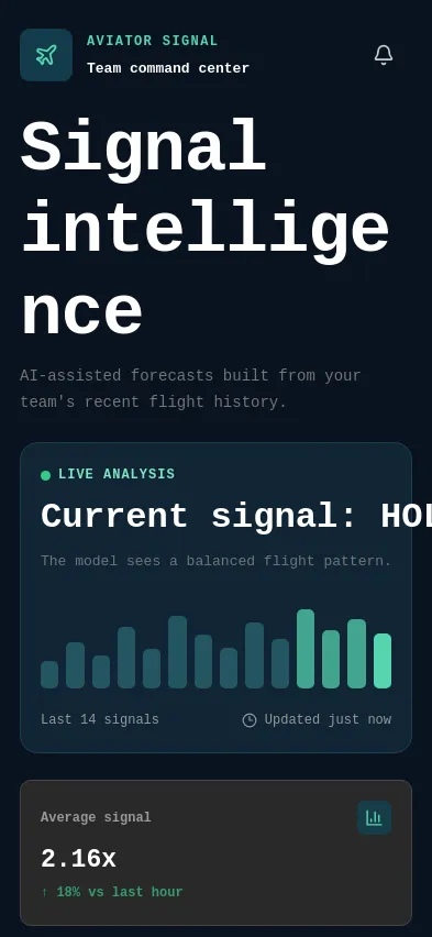 Aviator Signal Predictor
