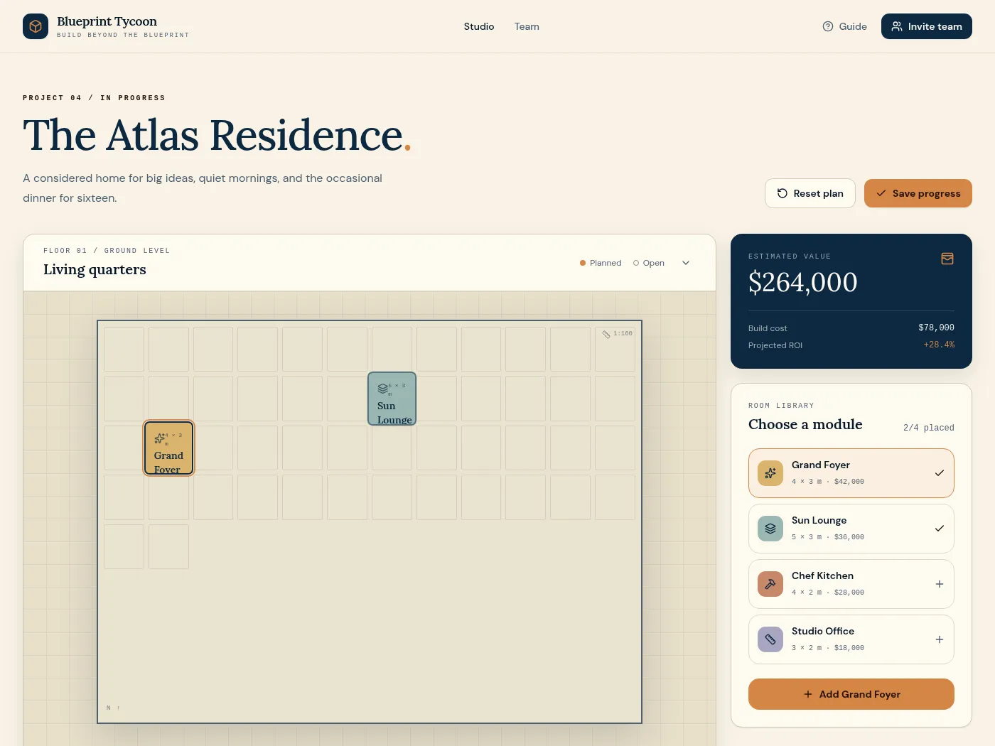 Blueprint Tycoon