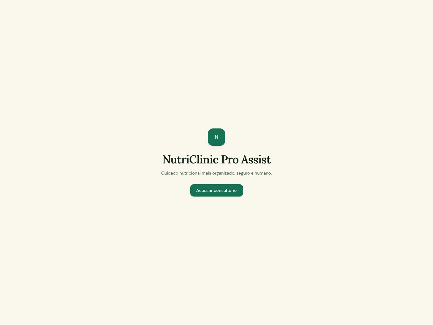 NutriClinic Pro Assist