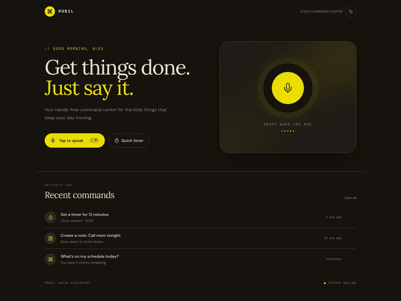 Mobil Voice Assistant
