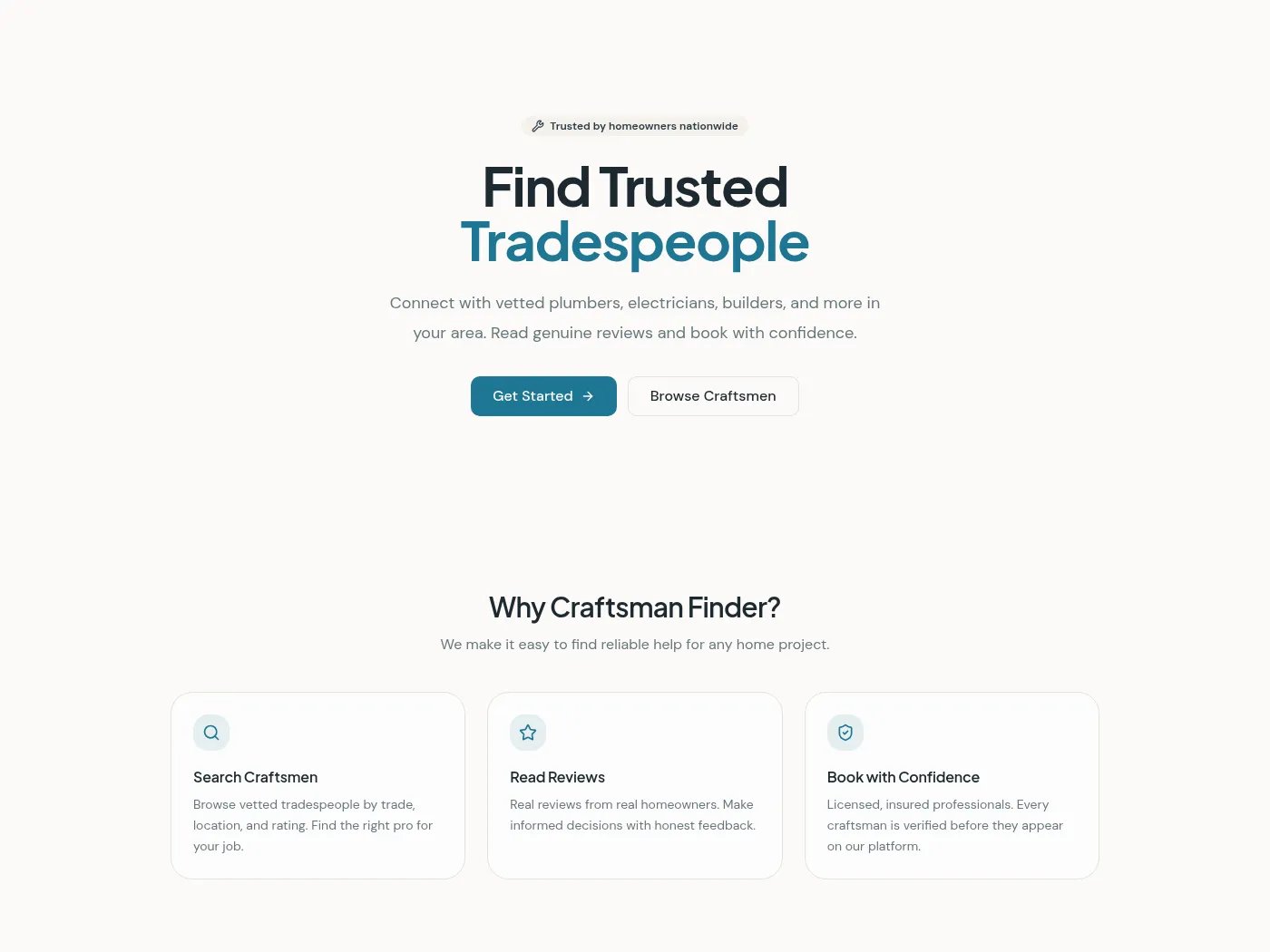 Craftsman Finder